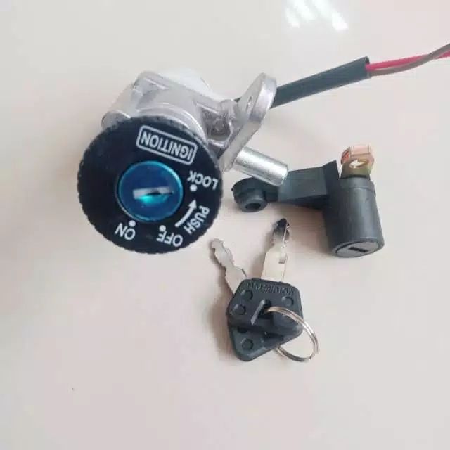 Kunci kontak set plus kunci jok Mio lama,Mio sporty,Mio smile | Lazada ...