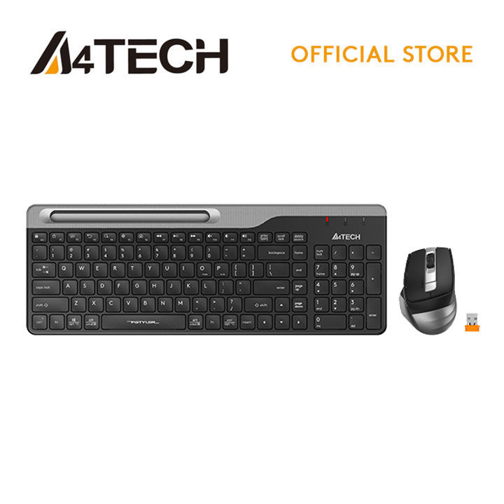 A4tech Fb2535c Usb Fbk25 Fb35c 2 4g Wireless Keyboard And Mouse Combo Smoky Grey Lazada Ph