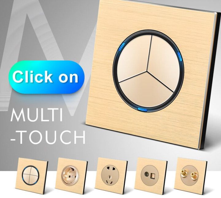 Kamanni Wall Power Switch Modern Lighting Switch Universal 7 Pin Plug ...