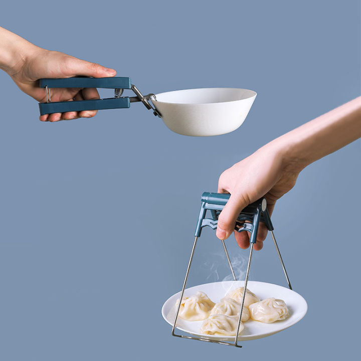 (Clearance) Hot Plate Gripper, Stainless Steel Bowl Clip, Kitchen ...