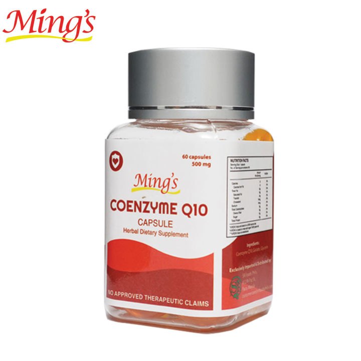 Ming's CoEnzyme Q10 Softgel Capsules Bottle of 60's | Lazada PH