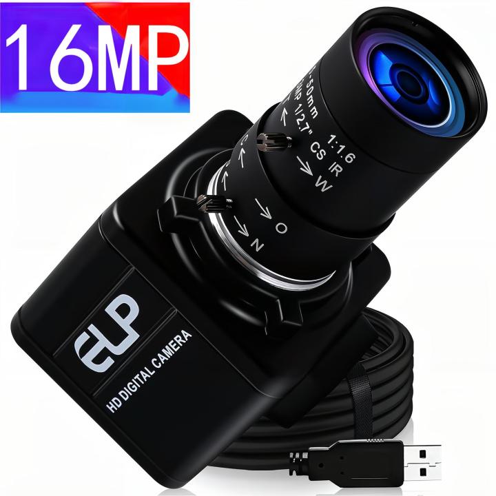 เว็บแคม16MP ELP 4656X3496กล้องเว็บ HD พิเศษ IMX298 UVC 10X กล้อง USB ขนาดเล็กซูมสำหรับการตรวจสอบ ...