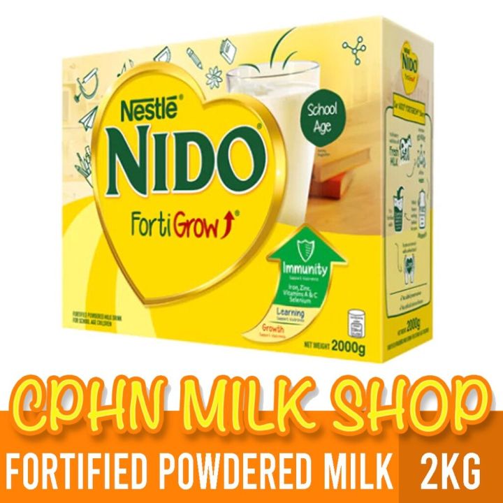 NIDO FORTIGROW 2kg Fortified Powdered Milk Drink | Lazada PH