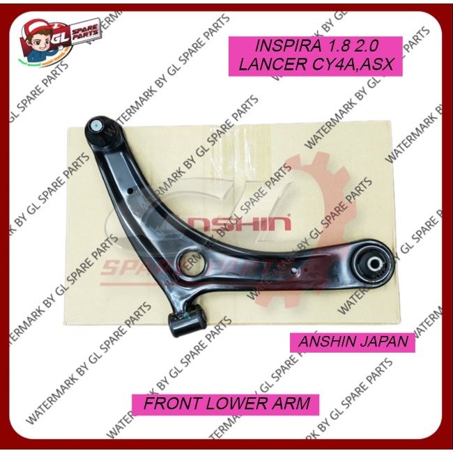 FRONT LOWER ARM PROTON INSPIRA 1.8 2.0 MITSUBISHI LANCER CY4A ASX ...