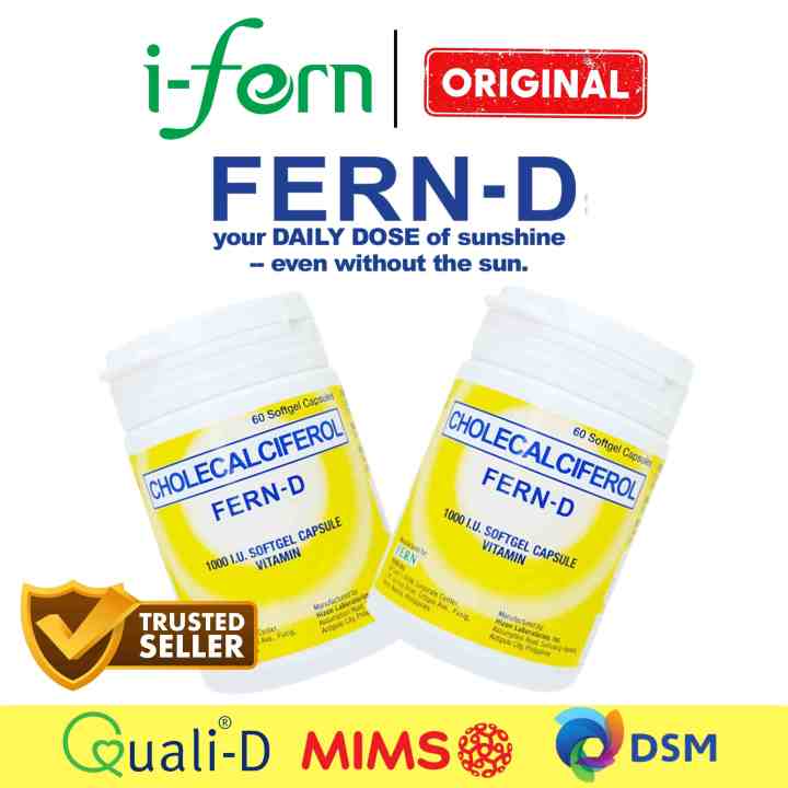 Healthclub Essentials iFERN Original Fern D 60's Vitamin D Set of 2 | Lazada PH