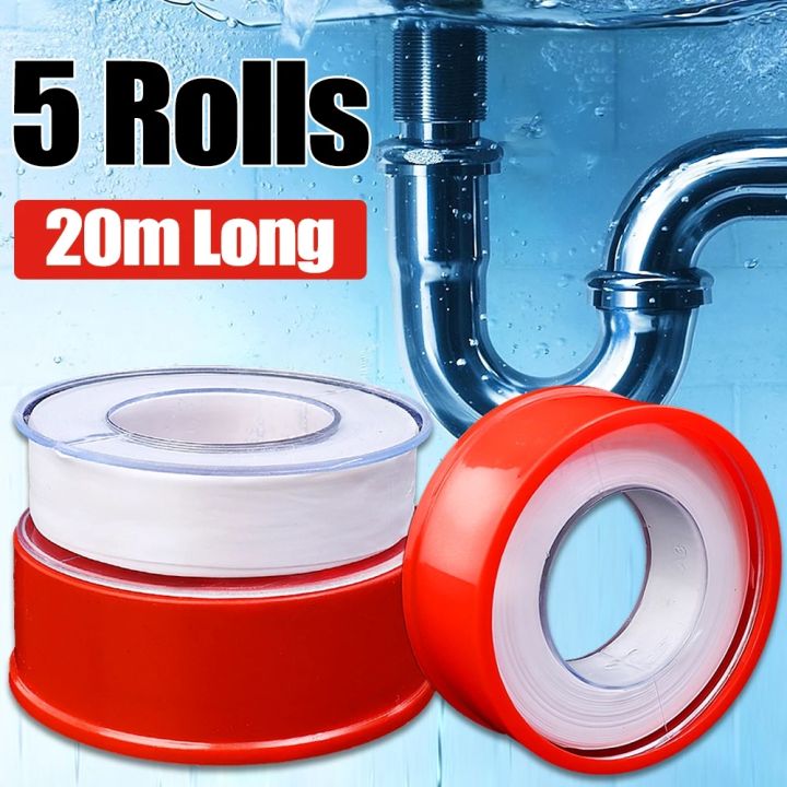 20M/Roll Water Pipe Tape Thread Seal Tape Bond Seal Repair Stop Leak ...