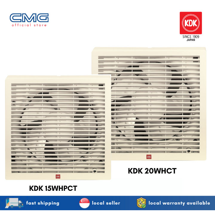 *Installation Available* KDK 15WHPCT/20WHCT Louver Type Window Mounted ...