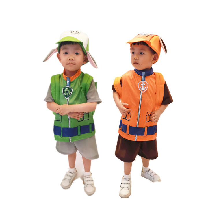 Children's Day Kids Paw Patrol Chase Skye Cosplay Costume Boys Girls ...