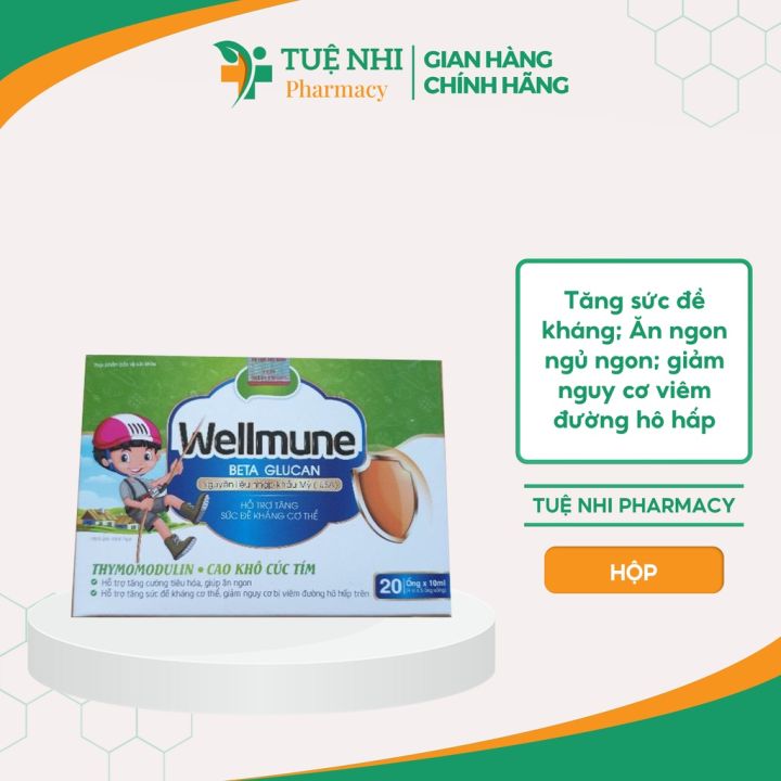 Tăng đề kháng WELLMUNE hỗ trợ tăng cường hệ miễn dịch, nâng cao sức đề ...
