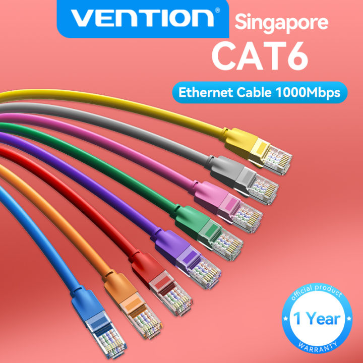 Vention Ethernet Cable Cat 6 Network Cable 4 Twisted Pair Patch Cord Internet UTP Cat6 Lan Cable ...