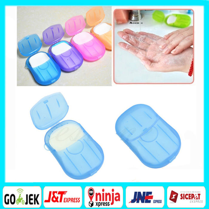 [1 BOX ISI 20] SABUN KERTAS / SABUN KOTAK KERTAS / HAND WASHING TABLET ...