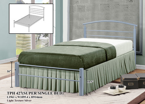 SUPER SINGLE BED WITH SUPER BASE SIMPLE DESIGN | Lazada