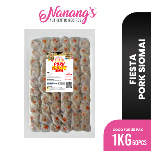 Fiesta Pork Siomai (60pcs) 1kg pack - available in Major areas of Luzon ...