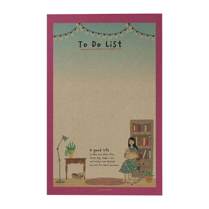 Papemelroti Affirmation Colored Writing Pad | Notepad Memo | Stationery ...