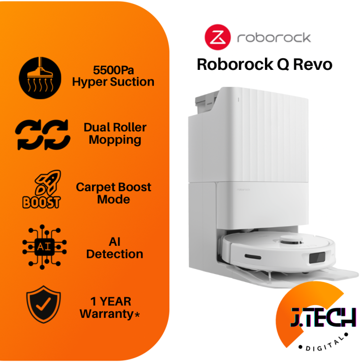 Roborock Q Revo Robotic Vacuum Cleaner ,Global Version 5500Pa Suction ...