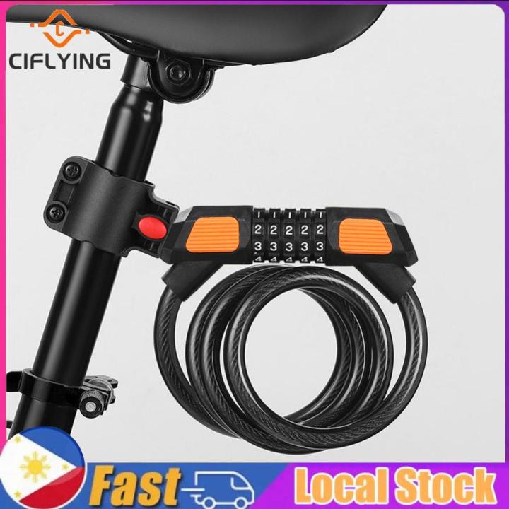Universal Bicycle Lock Anti-Theft Bike Password Lock High Security ...
