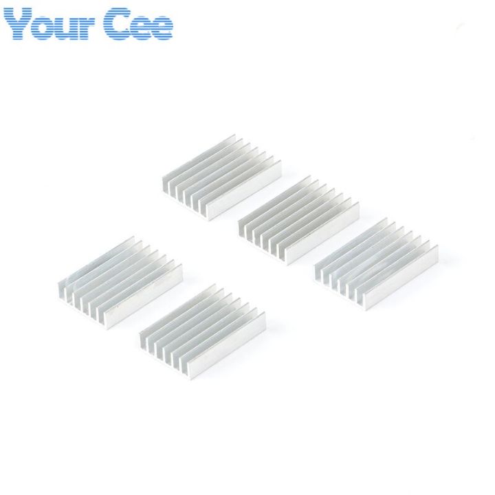 5 pcs 30*20*6mm Heatsink Cooling Fin Aluminum Radiator Cooler Heat Sink ...