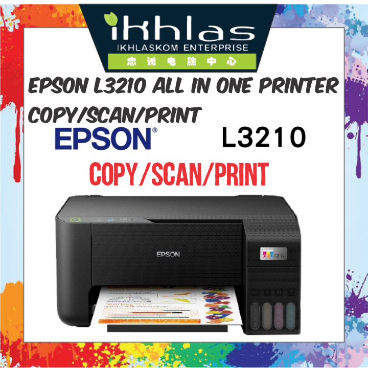 Epson EcoTank L3210 A4 All-in-One Ink Tank Printer STOCK READY FAST ...