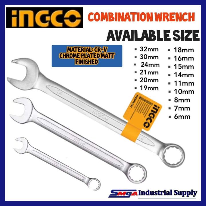 Ingco Combination Spanner sold per piece please-select size | Lazada PH