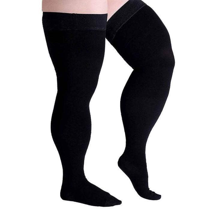 Plus Size Over The Knee Compression Stockings 23-32mmHg Men Elastic ...