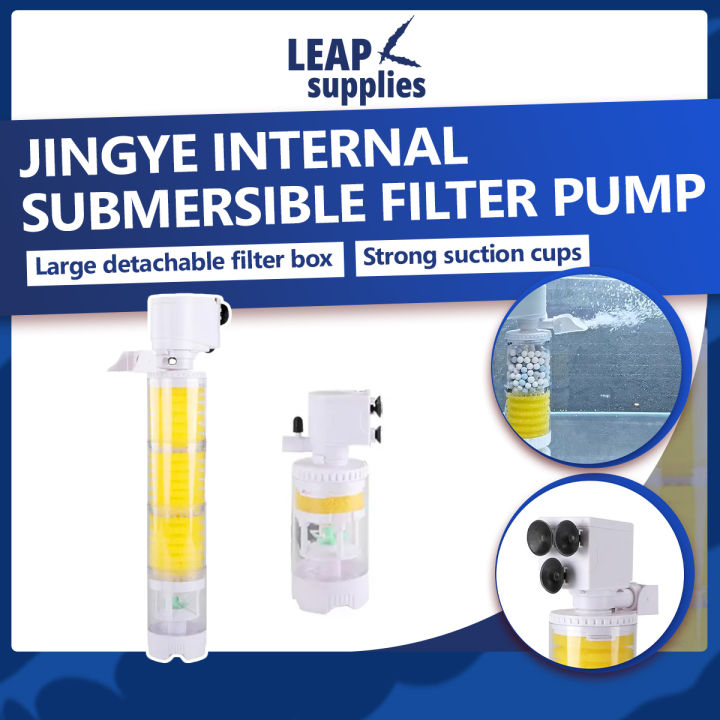 JINGYE Internal Submersible Filter Pump | Fish Tank Internal Air Oxygen Filter Pump | Lazada ...