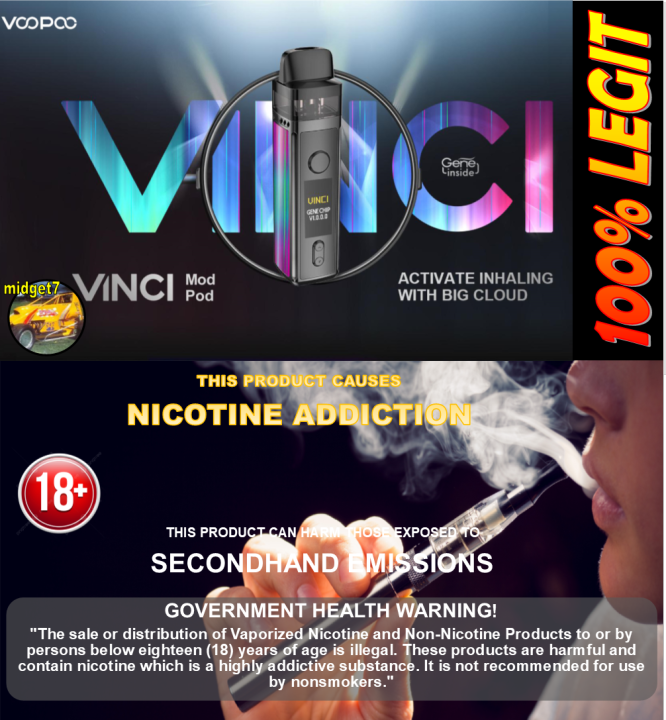 VOOPOO VINCI Mod Pod VW Kit | Lazada PH