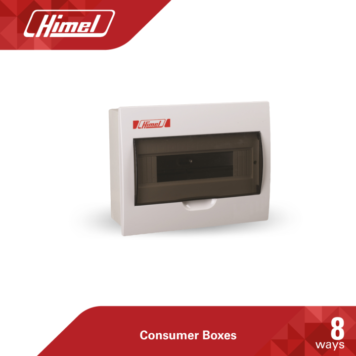 Himel Plastic Enclosure 8 Ways Flush-mounted with Comb Busbar Breaker ...