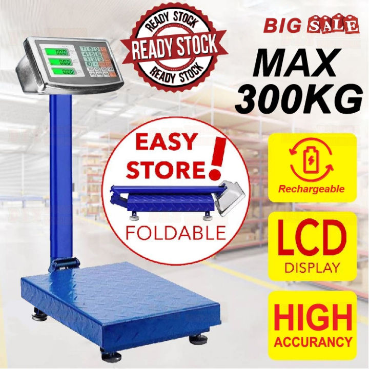【Ready stock + fast delivery】150Kg/300Kg High Accuracy Industrial Digital Folding Electronic ...