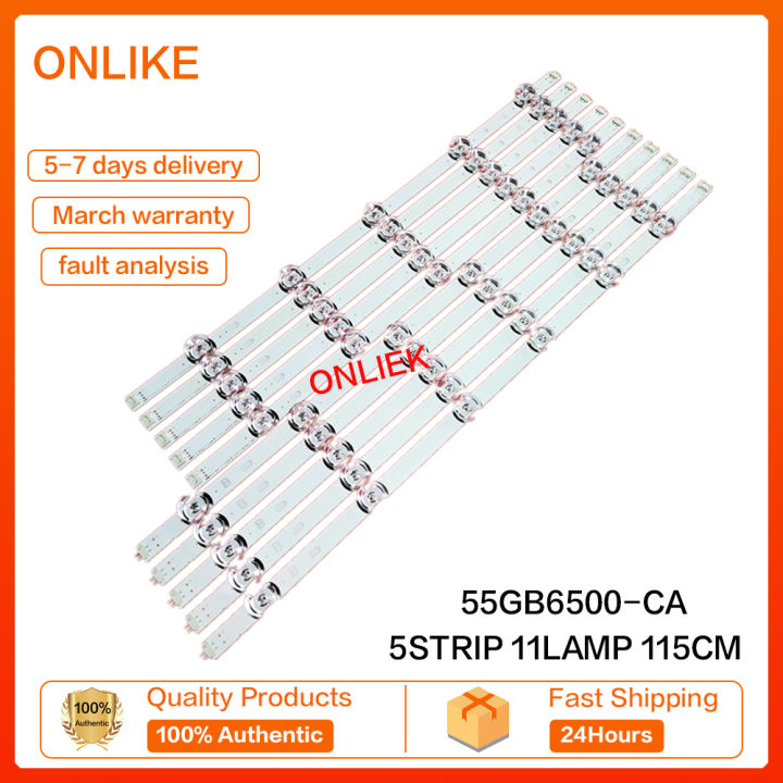 LG TV Backlight 55GB6500-CA 55LF595T Backlight Strip 6916L-1990A 6916L ...