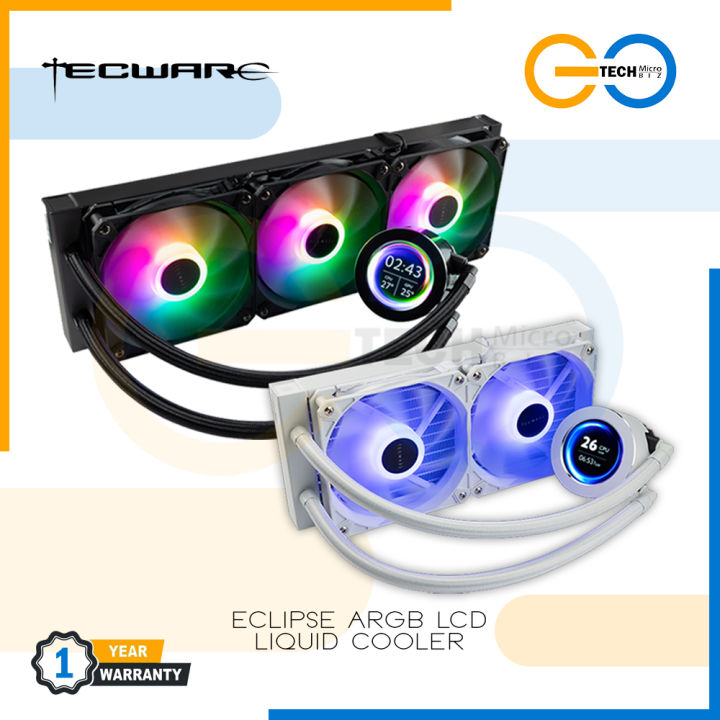 Tecware Eclipse Argb Lcd Liquid Cooler Aio Cpu Cooler Lazada Ph
