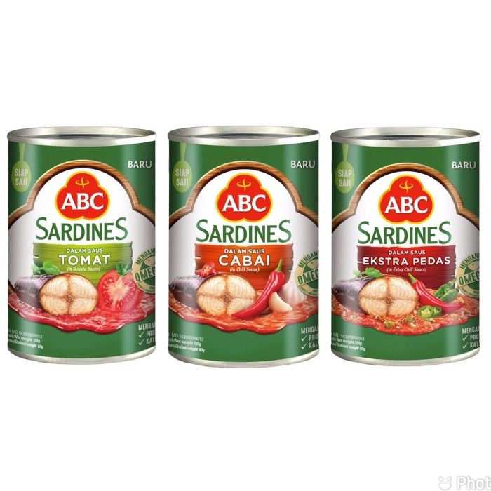 Sarden ABC kaleng sardines 155 gr | Lazada Indonesia