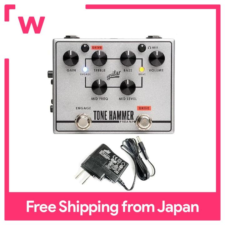 Aguilar Agular TONE HAMMER PREAMP V2 PREAMP/DIRECT BOX + Stock Adapter ...