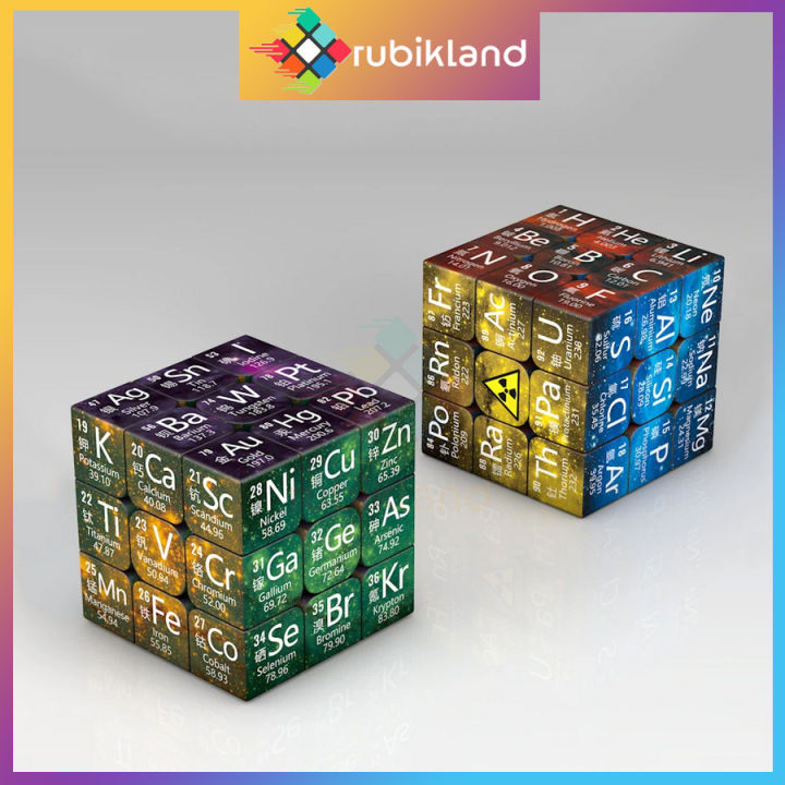 Rubik Hoá Học Toán Học Rubic 3x3 Bảng Tuần Hoàn Nguyên Tố Siêu Đẹp ...
