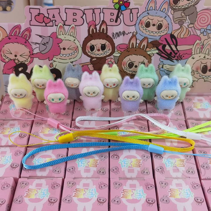 mistery box mini labubu plus tali gantungan kotak buta labubu gantungan ...