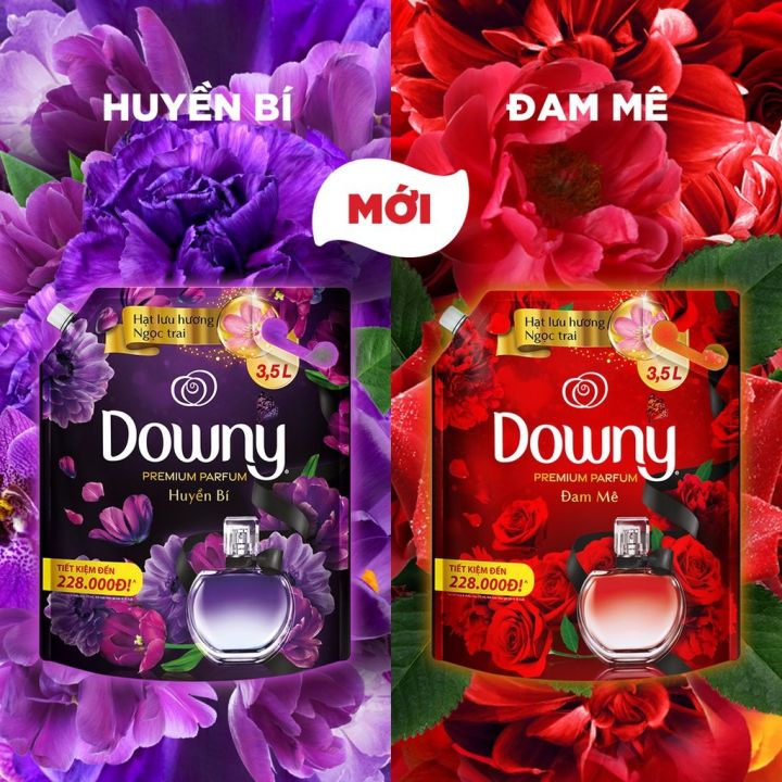 Combo 2 Túi Nước Xả Vải DOWNY 3.5L Nhiều Mùi Hương Nước Hoa Huyền Bí ...