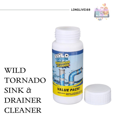 Wild Tornado Sink & Drain Powerful Cleaner Barado Lababo Quick Foaming ...