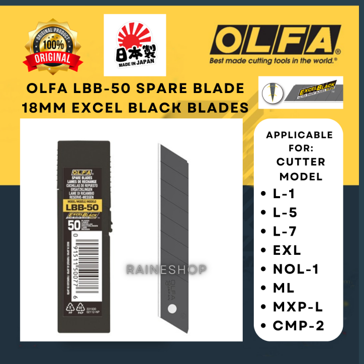 Olfa LBB-50 18mm Spare Blade 50pcs Pack | Lazada PH