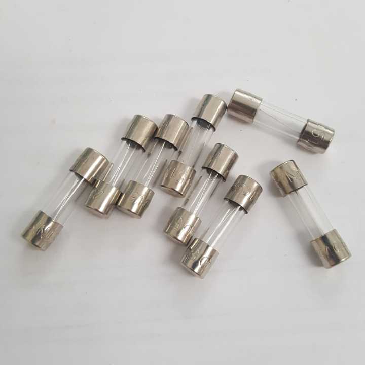 GLASS FUSE QB 5AMP ( PACK OF 10 PIECES ) | Lazada