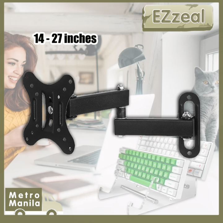 14-27 Inch Lcd/Led Swivel Panel Wall Mount Bracket Display Bracket ...