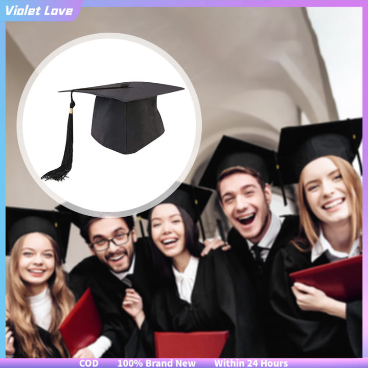 Unisex Graduation Hat Black Academic Hat High School University ...