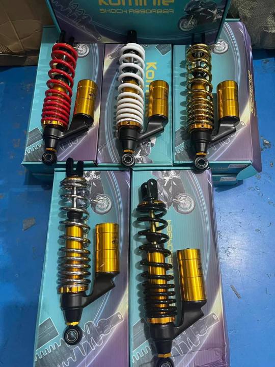 Universal Motorcycle Rear Shock Absorber High Quality 350MM | Lazada PH