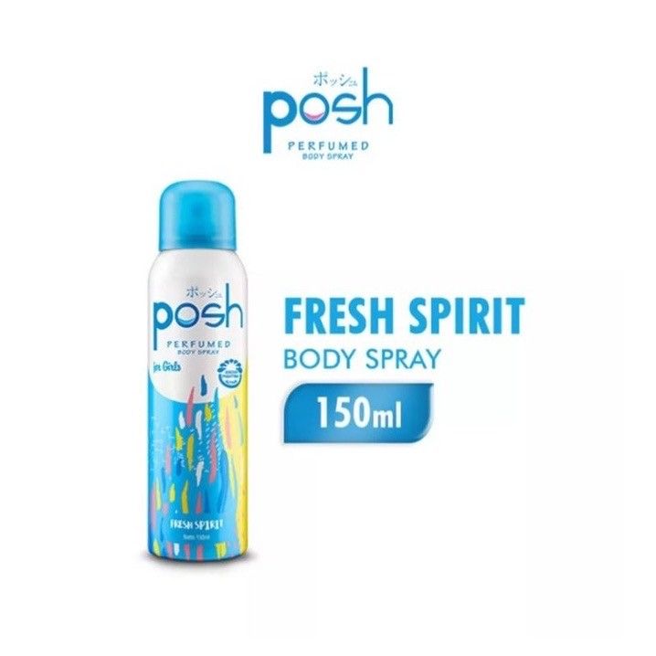 POSH Girls Perfumed Body Spray 150ml - Fresh Spirit | Lazada Indonesia