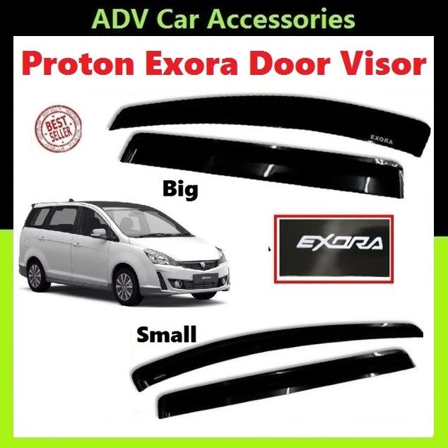 Proton Exora 2009-2025 3inch Door Visor 【1set 4 Door】 | Lazada