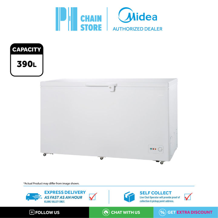 MIDEA WD-300W WD-500WR 390L - 500L CHEST FREEZER | Lazada