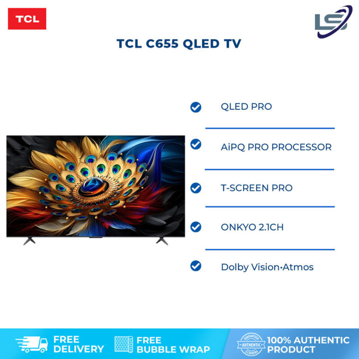 TCL 50 "55" 65 "75" 85 "98" C655 4K UHD QLED 50c655 55c655 65c655 ...