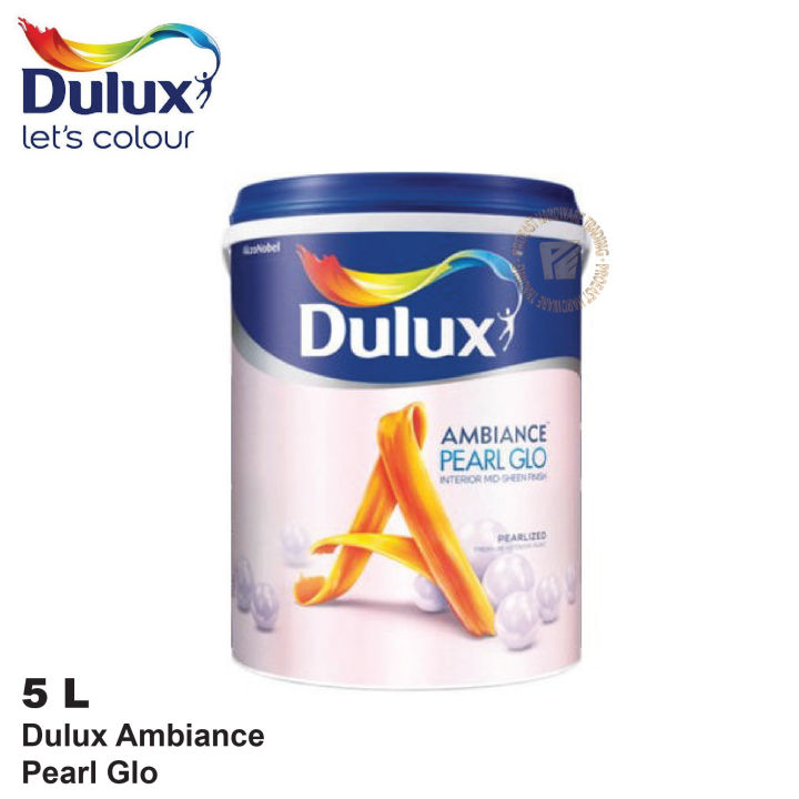ICI DULUX Ambiance Pearl Glo Wall Paint (color) - 5L | Lazada