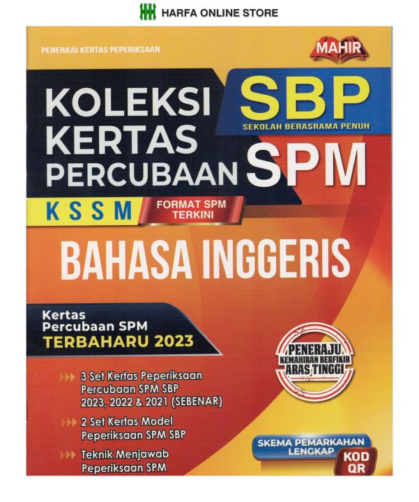 BUKU LATIHAN : KOLEKSI KERTAS PERCUBAAN SPM KSSM SBP BAHASA INGGERIS ...