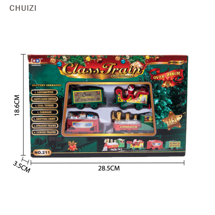 CHUIZI Khối xếp hình xe ô tô đường sắt điện giáng sinh quà tặng năm mới | Lazada.vn