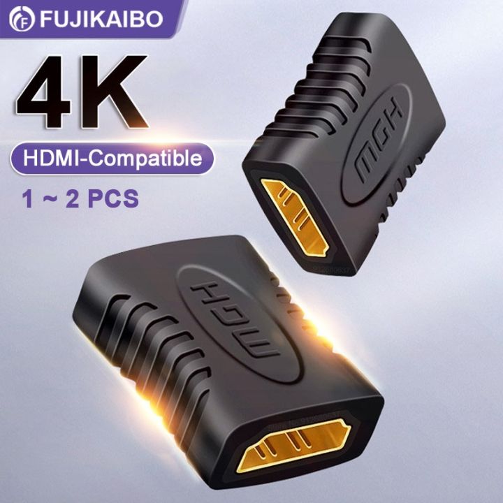 4K 2K 8K HD HDMI-Compatible Extender Female To Female 90 Degree Right ...