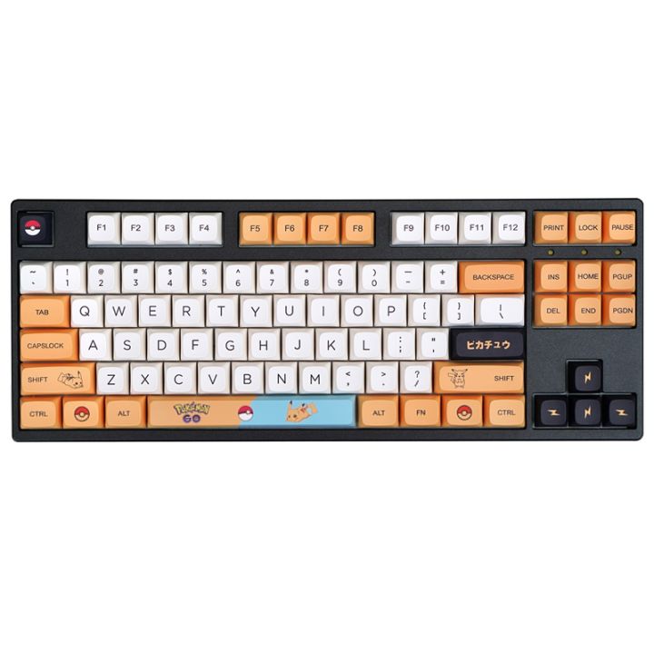 【Keycap Only】Pokemon Pikachu keycap 140 Keys XDA Profile PBT ...